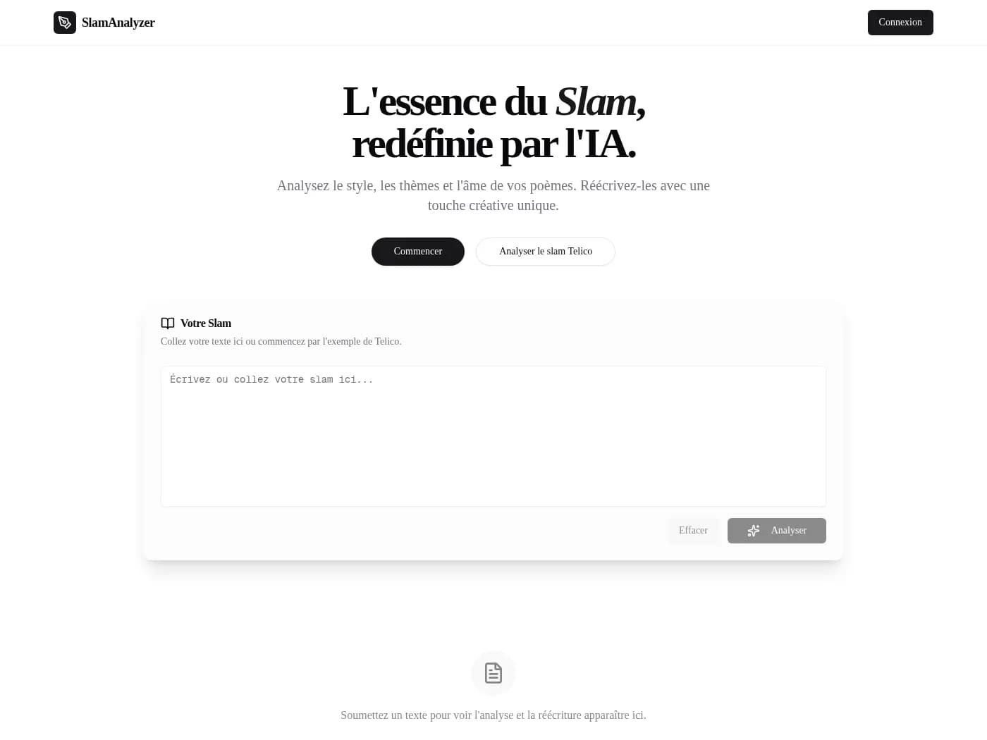 Slam Analyzer & Rewriter