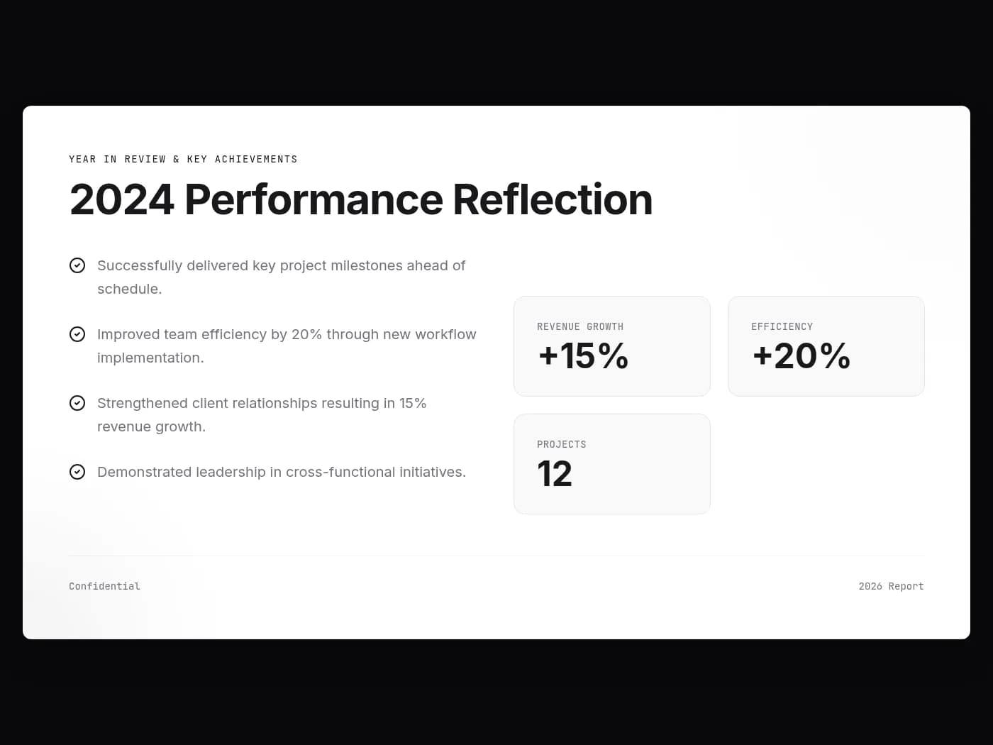 Sleek 2-Page PPT