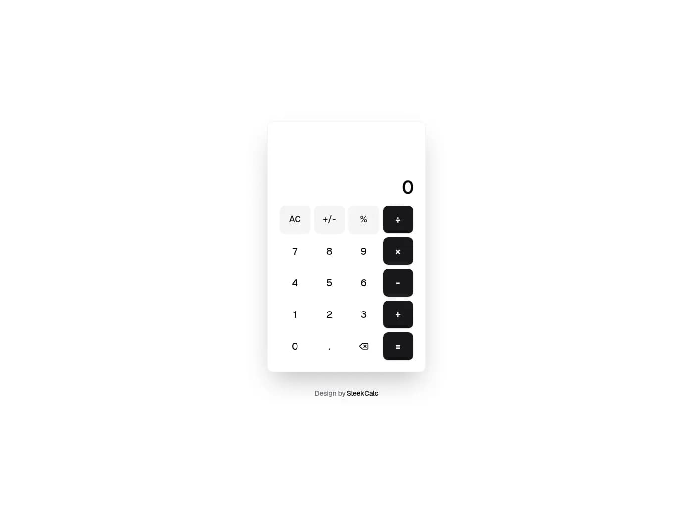 SleekCalc