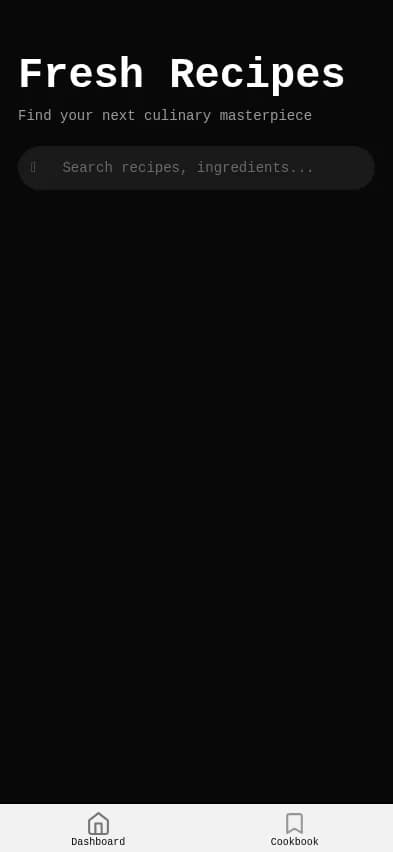 Sleek Recipe App