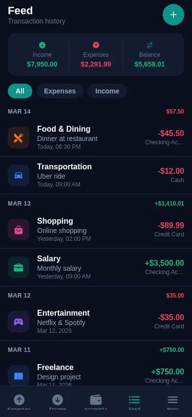 SleekFin Tracker