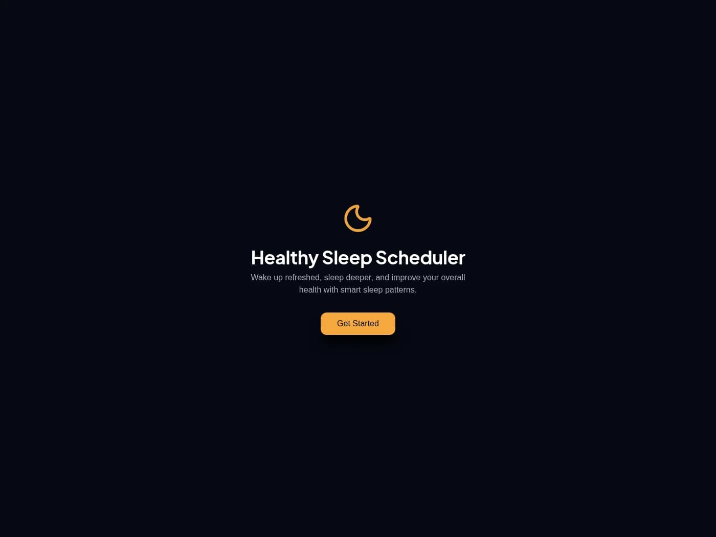 Healthy Sleep Scheduler