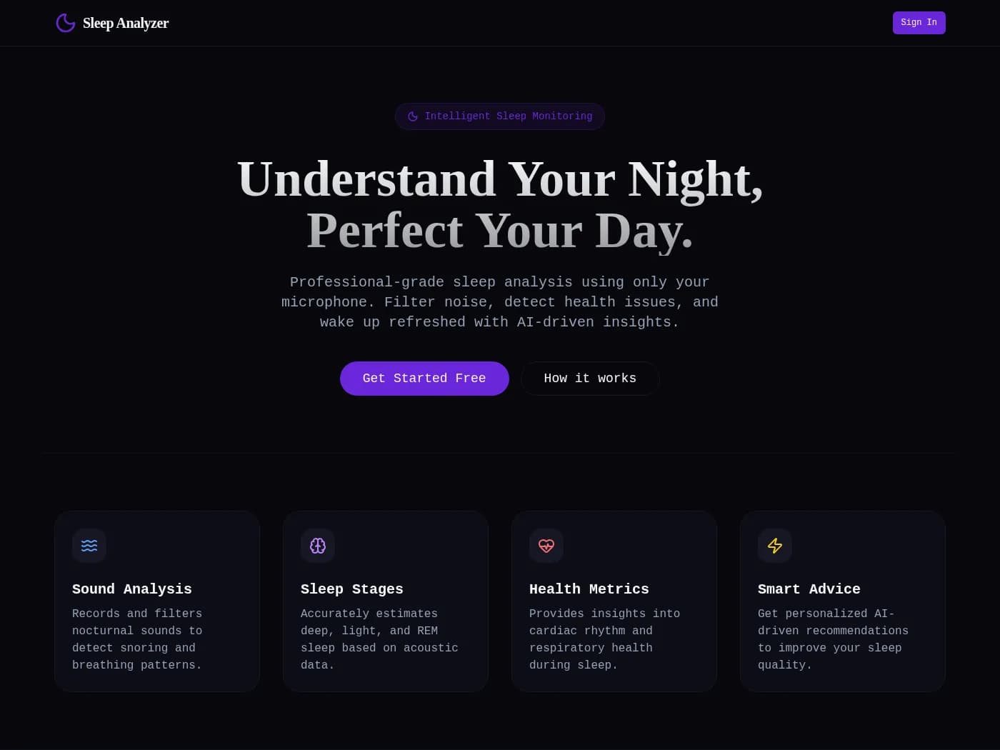 Sleep Sound Analyzer
