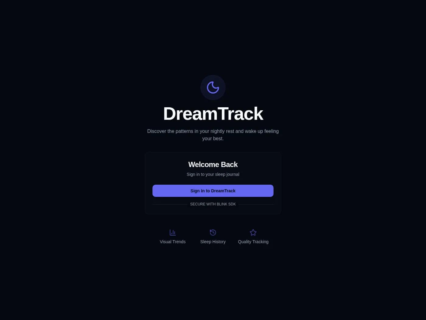 DreamTrack Sleep Journal