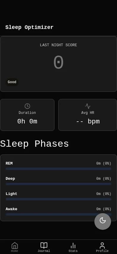 Sleep Optimizer App