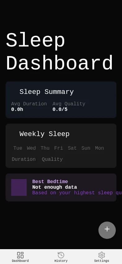 SleepScore Tracker