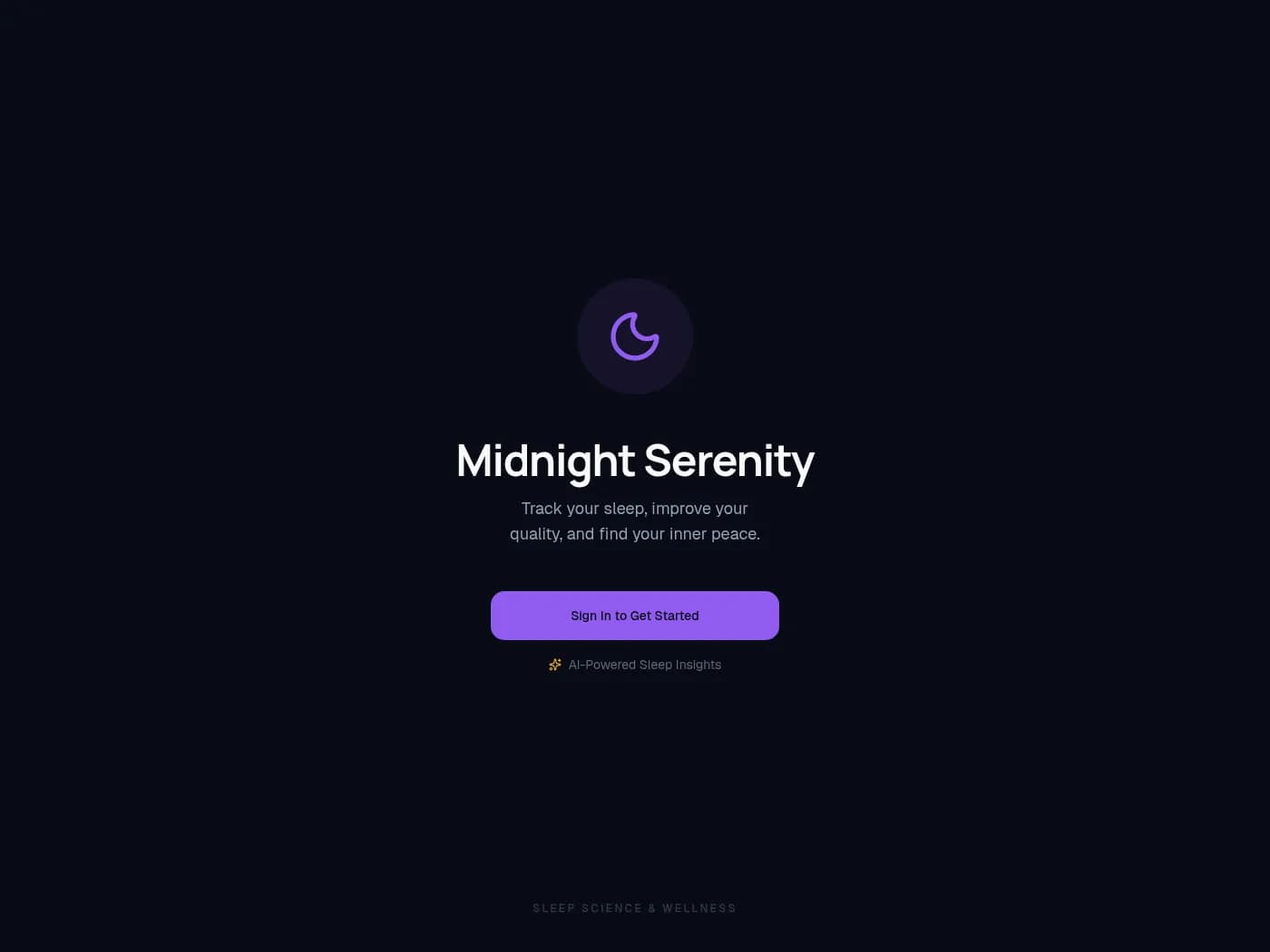 Sleep Tracker App