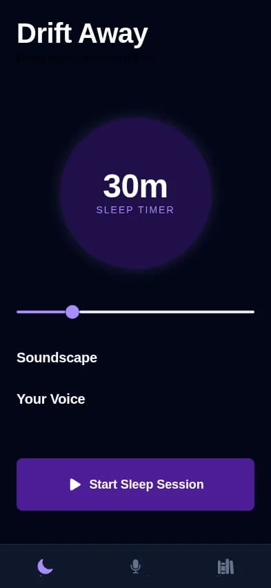 SleepVoice Meditate