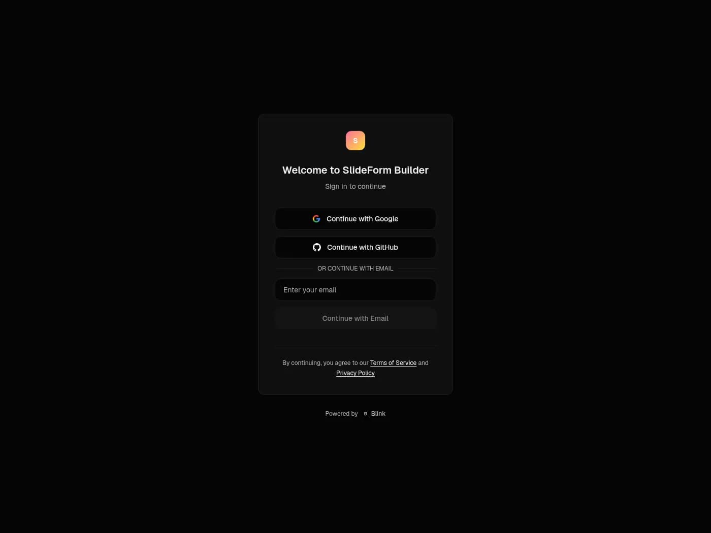 SlideForm Builder