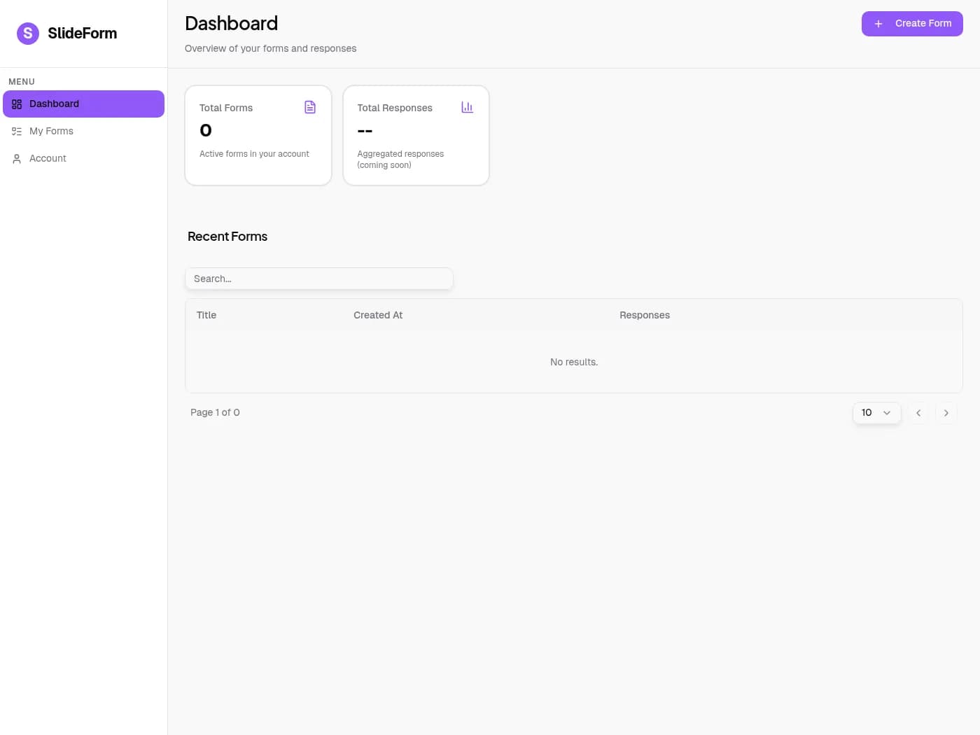 SlideForm Builder