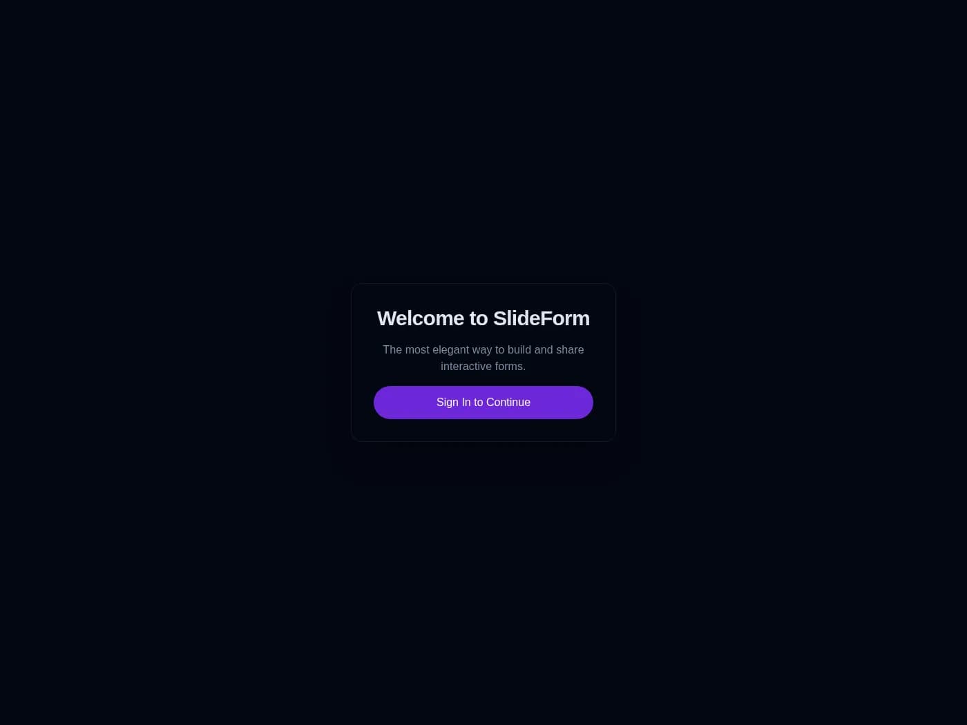 SlideForm Builder