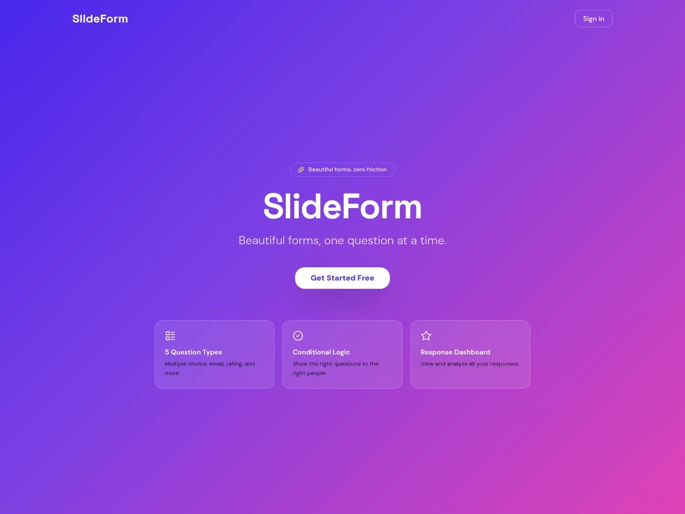 SlideForm Builder