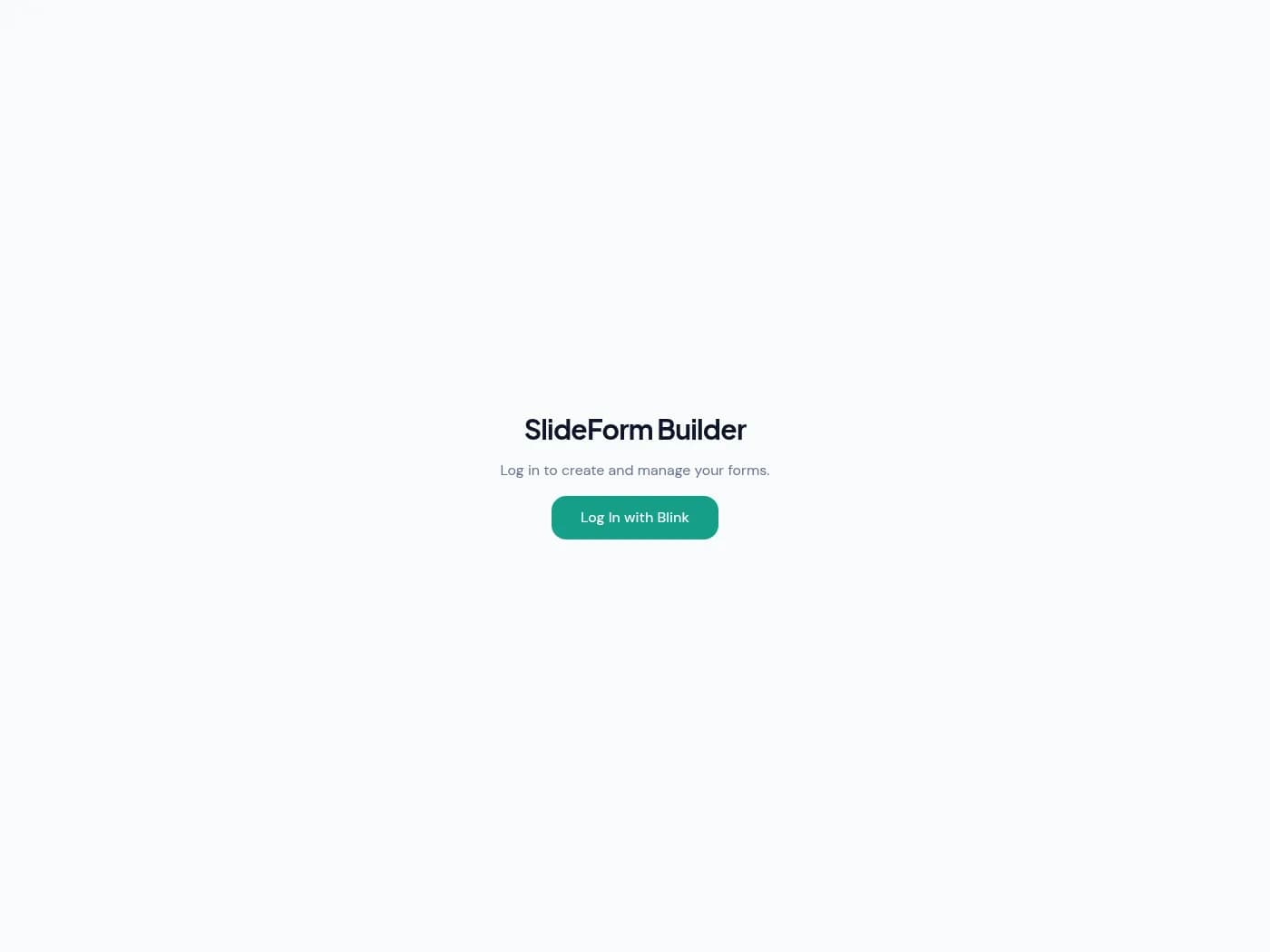 SlideForm Builder