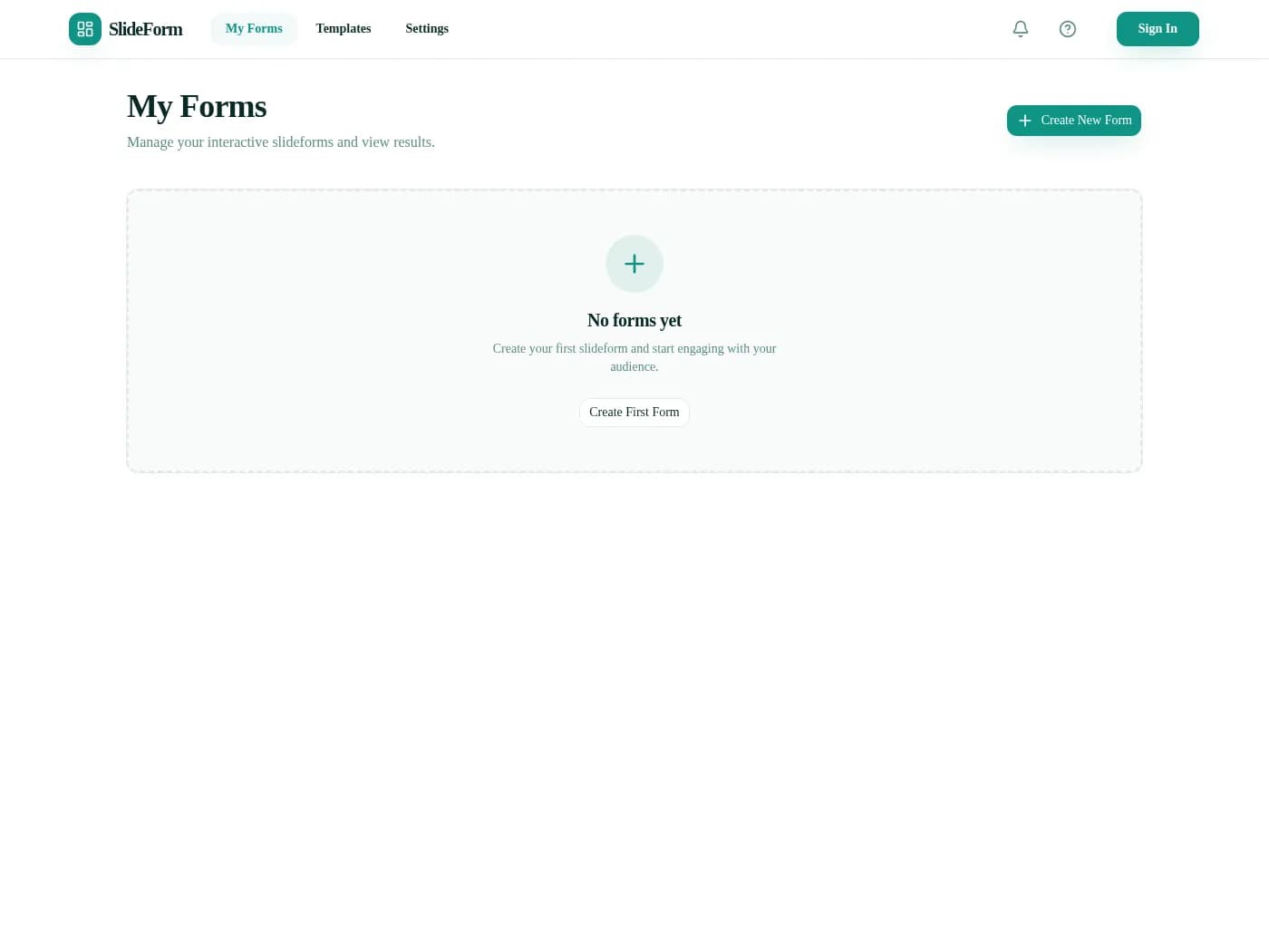 SlideForm Builder