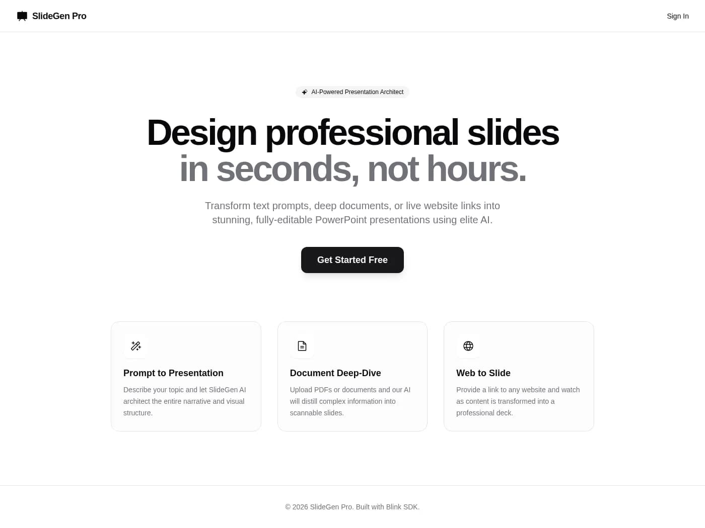 SlideGen Pro