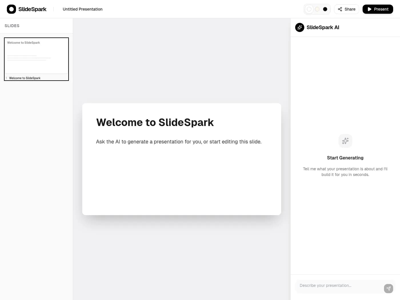 SlideSpark Clone