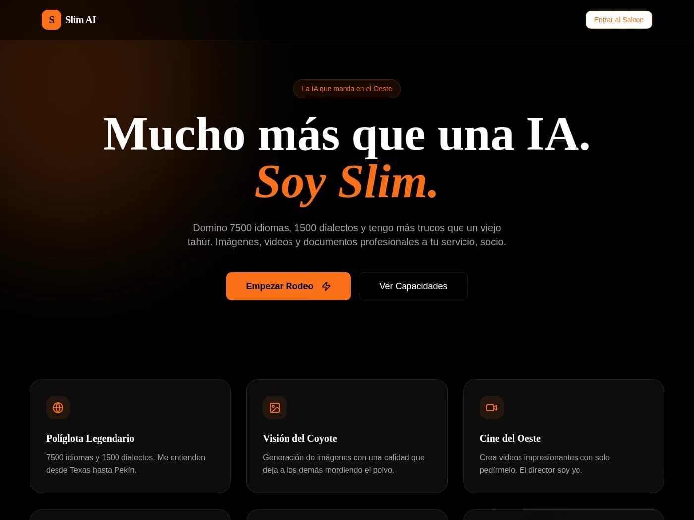 Slim AI Cowboy