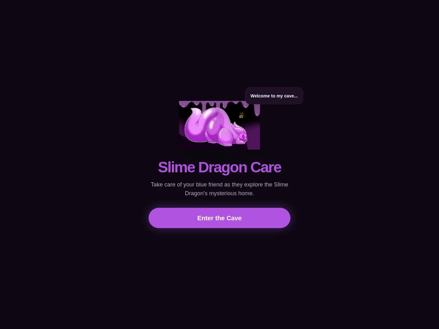 Slime Dragon Care Game