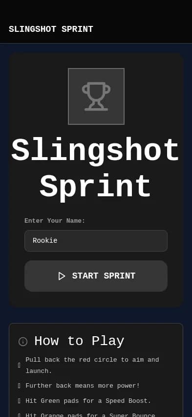 Slingshot Sprint