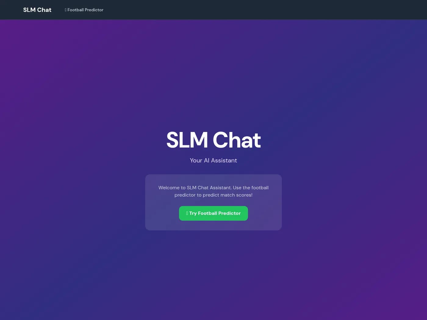 SLM Chat Assistant