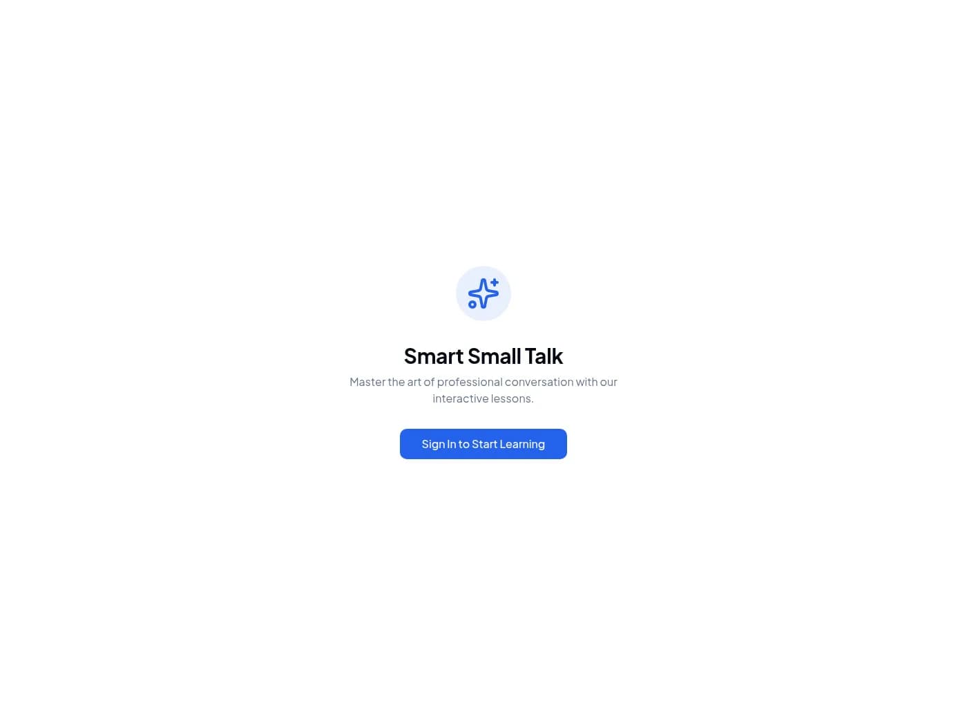 Smart Small Talk Lessons