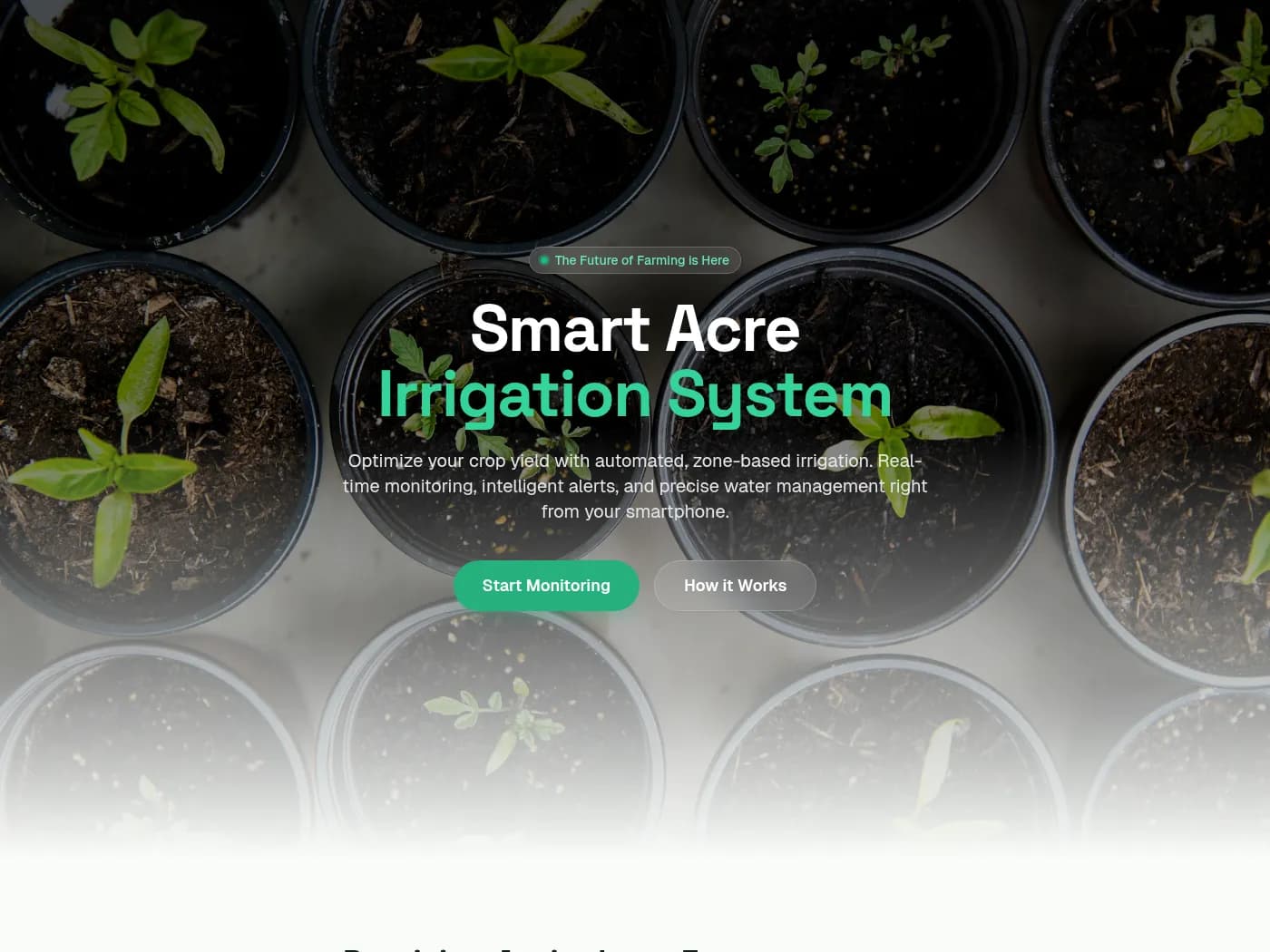 Smart Acre Irrigation