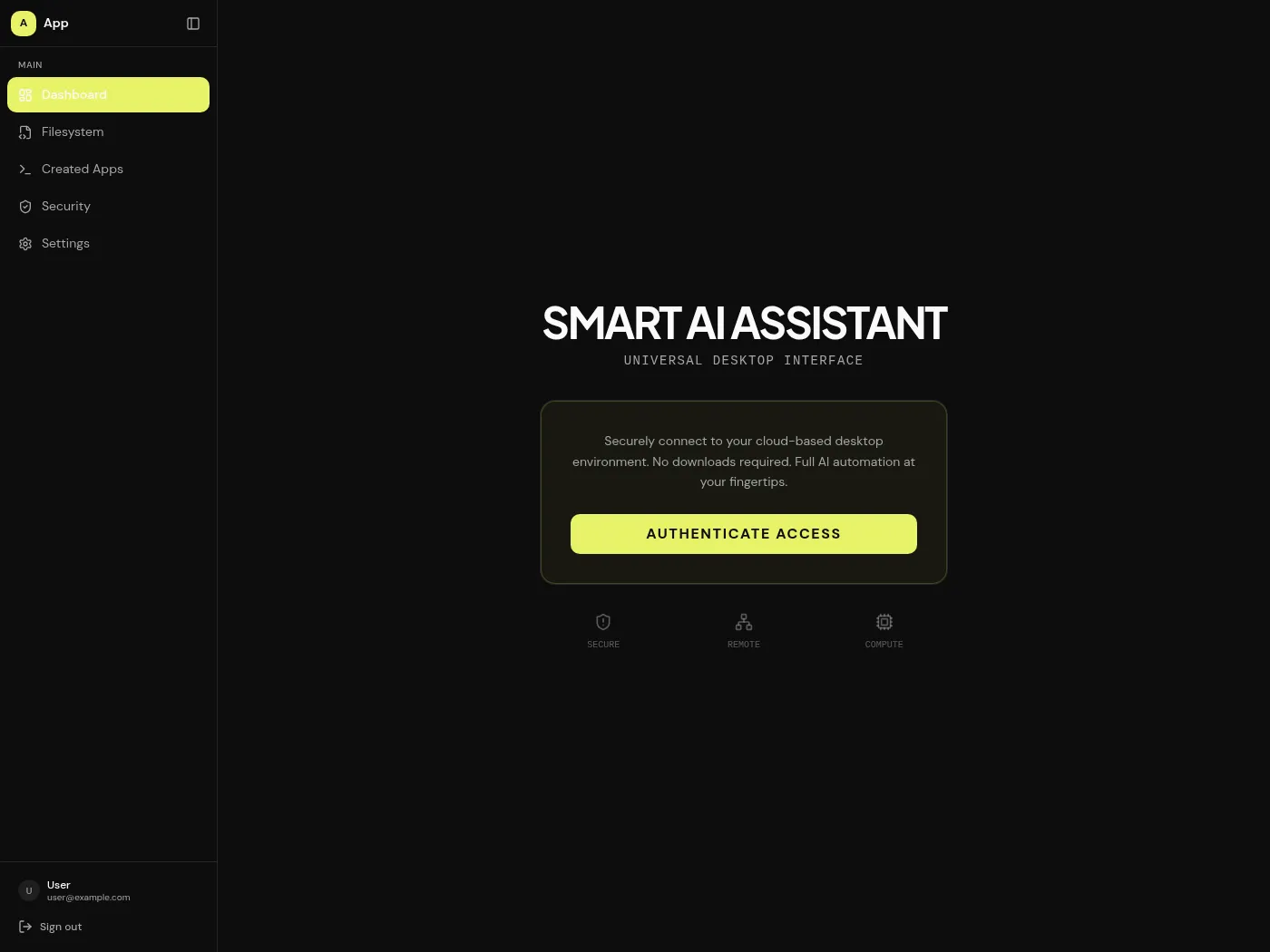 Smart AI Desktop Assistant