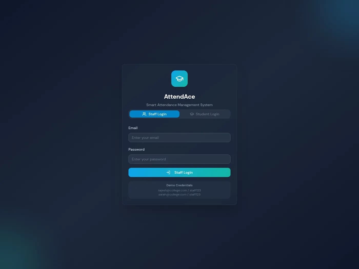 AttendAce Web App