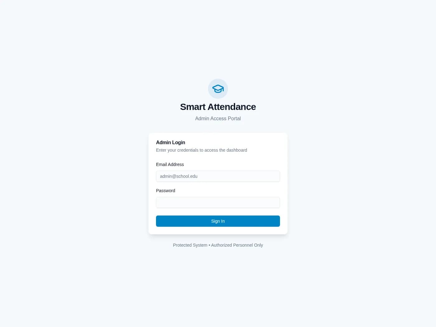 Smart Attendance Frontend