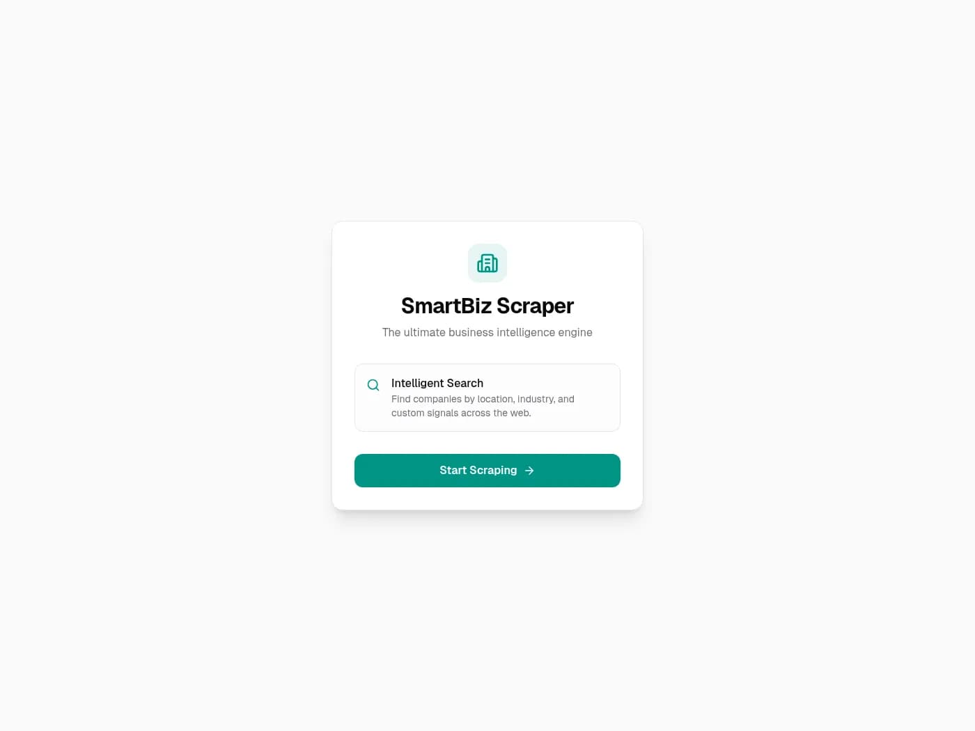 Smart Biz Scraper