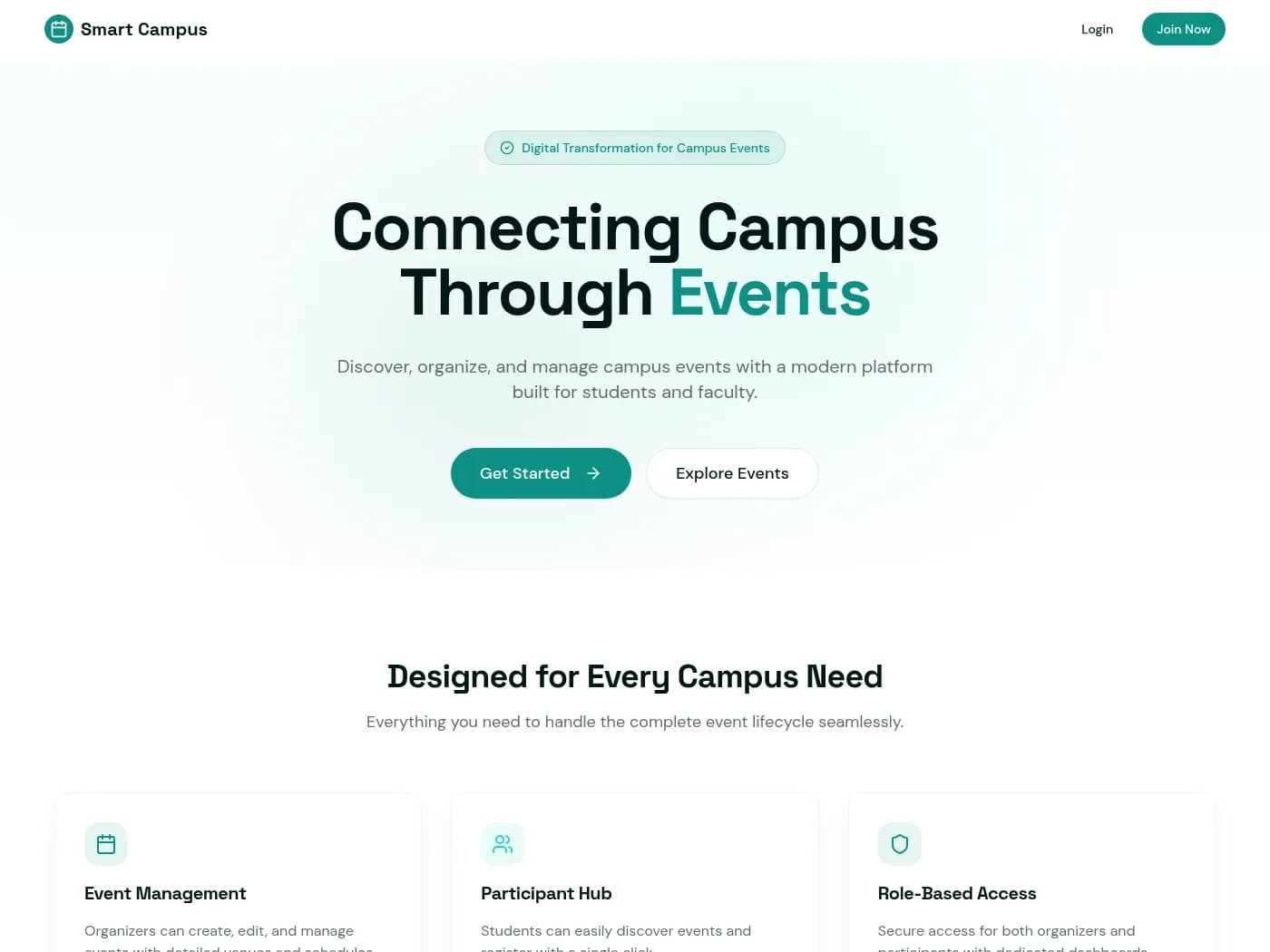 Smart Campus Event Hub