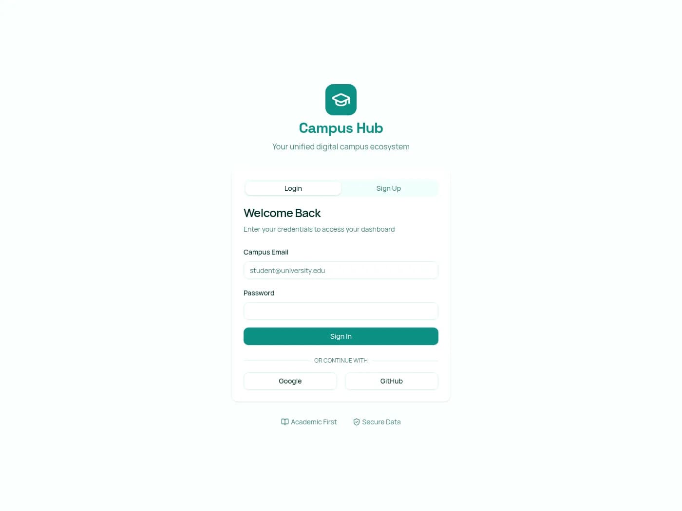 Smart Campus Hub