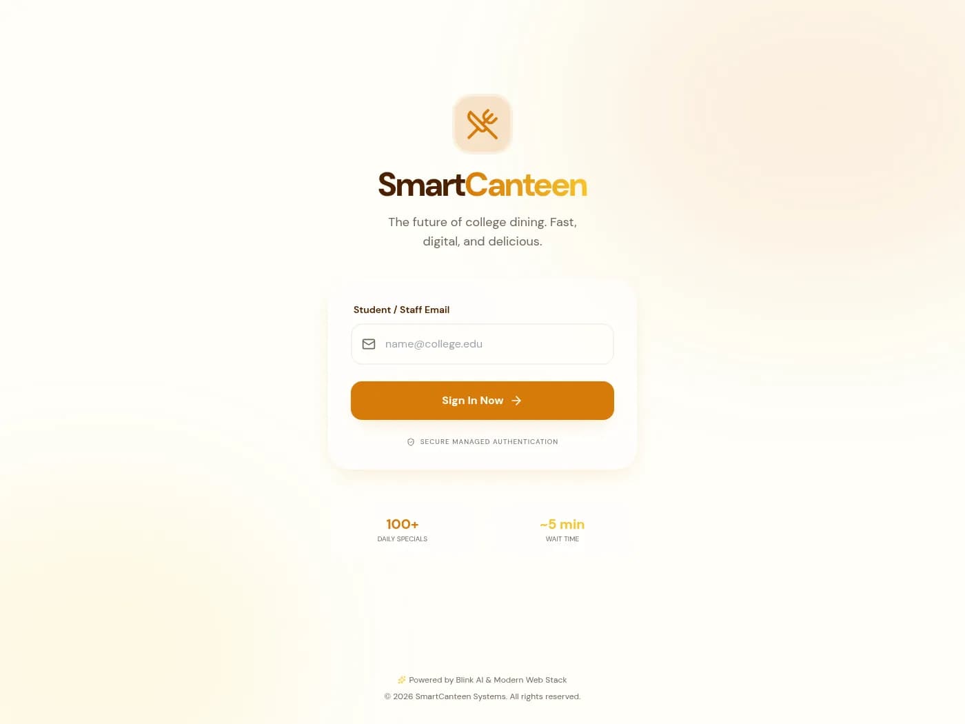 SmartCanteen Web App