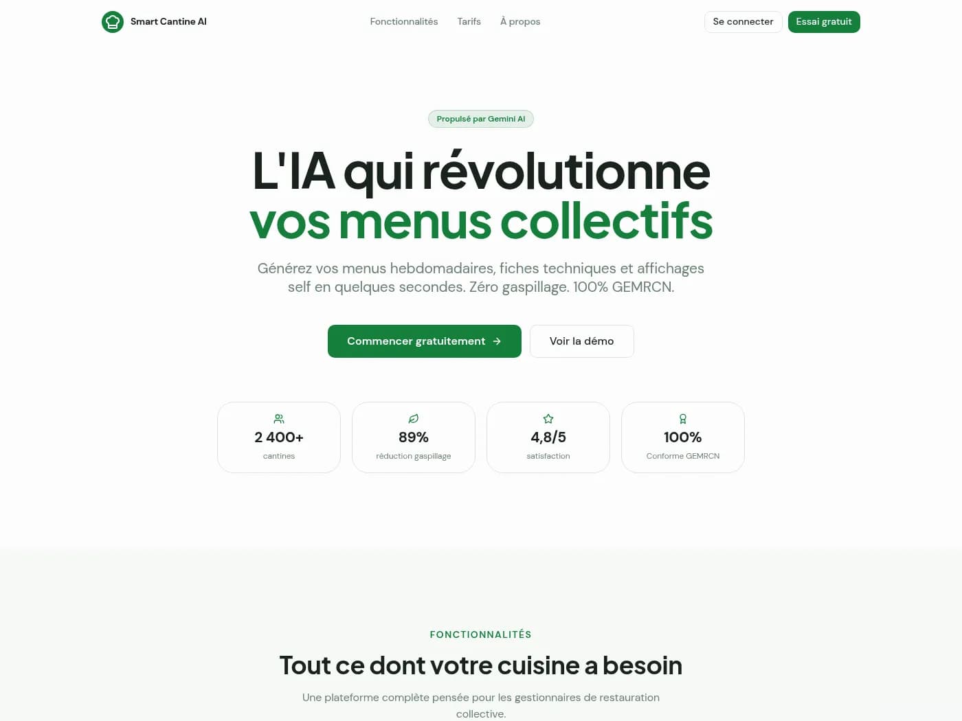 Smart Cantine AI