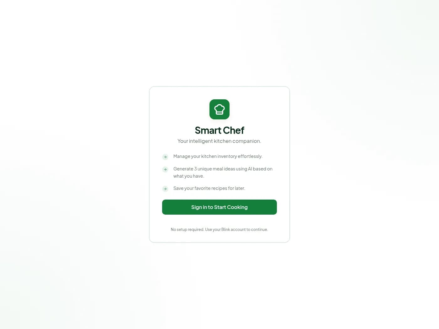 Smart Chef Dashboard