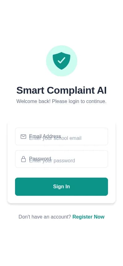 Smart Complaint AI App