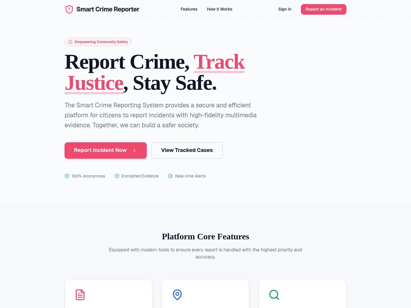 Smart Crime Reporter