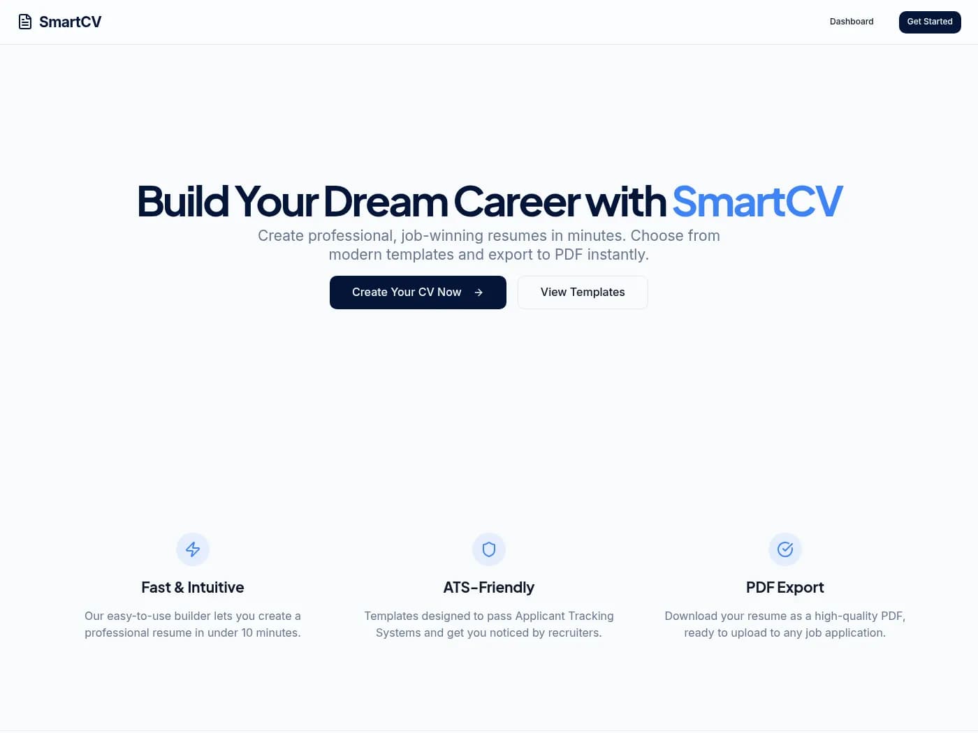 SmartCV Builder
