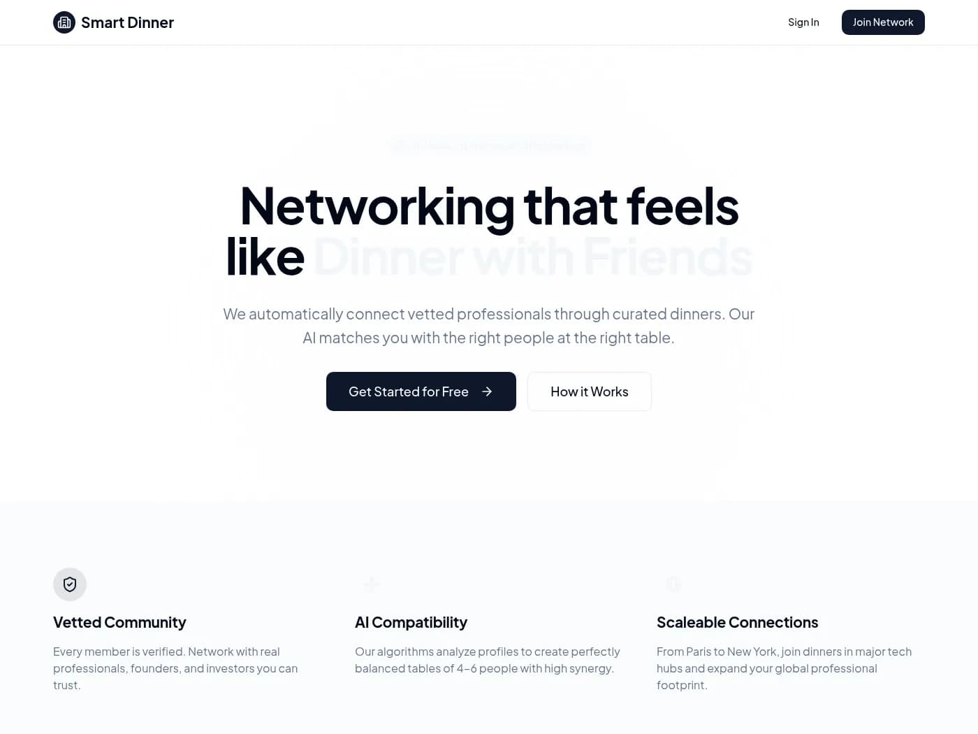 Smart Dinner Network