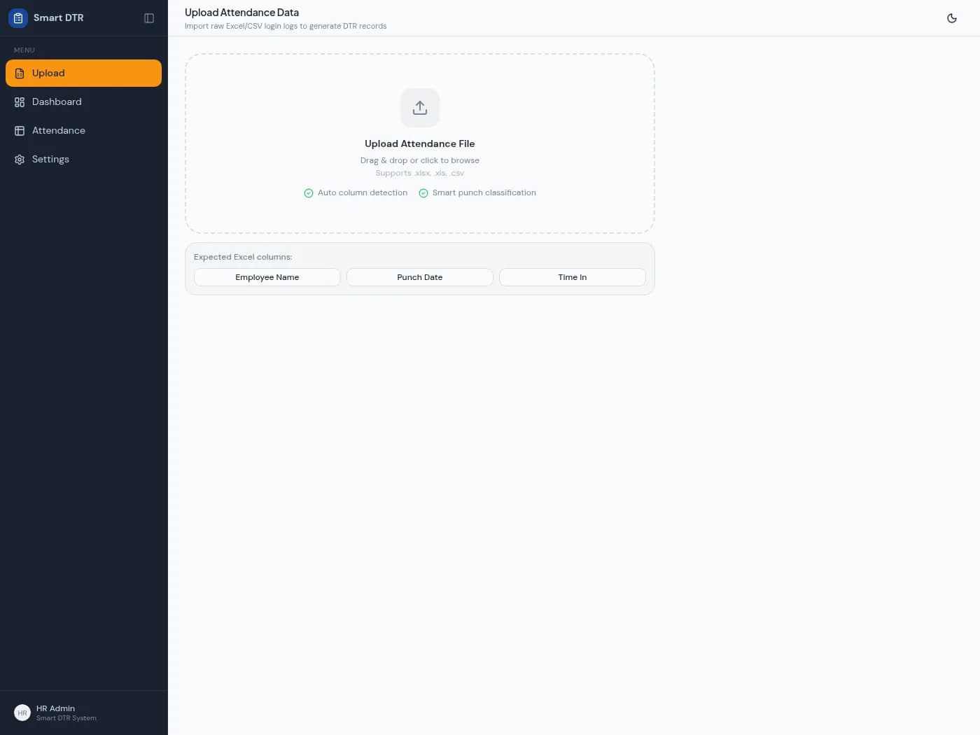 Smart DTR Dashboard