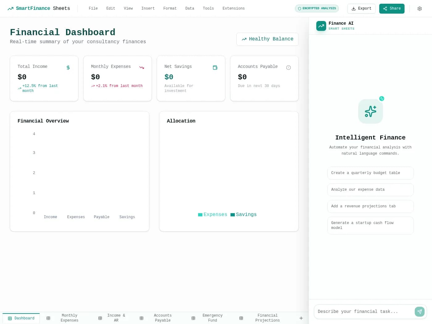 SmartFinance Sheets