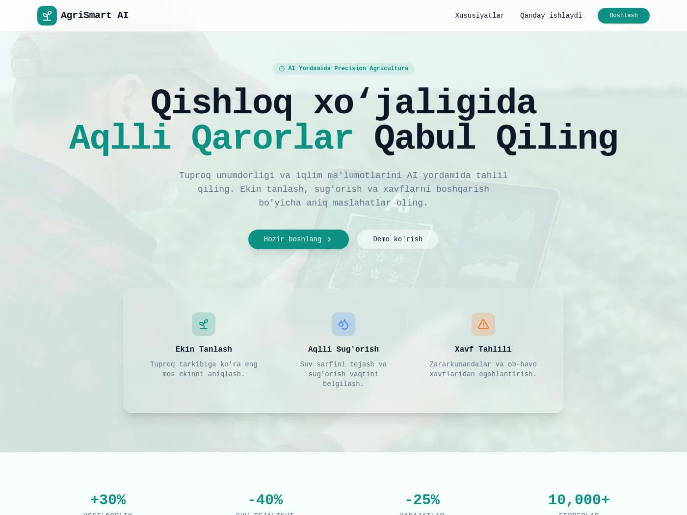 Smart Farming Advisor