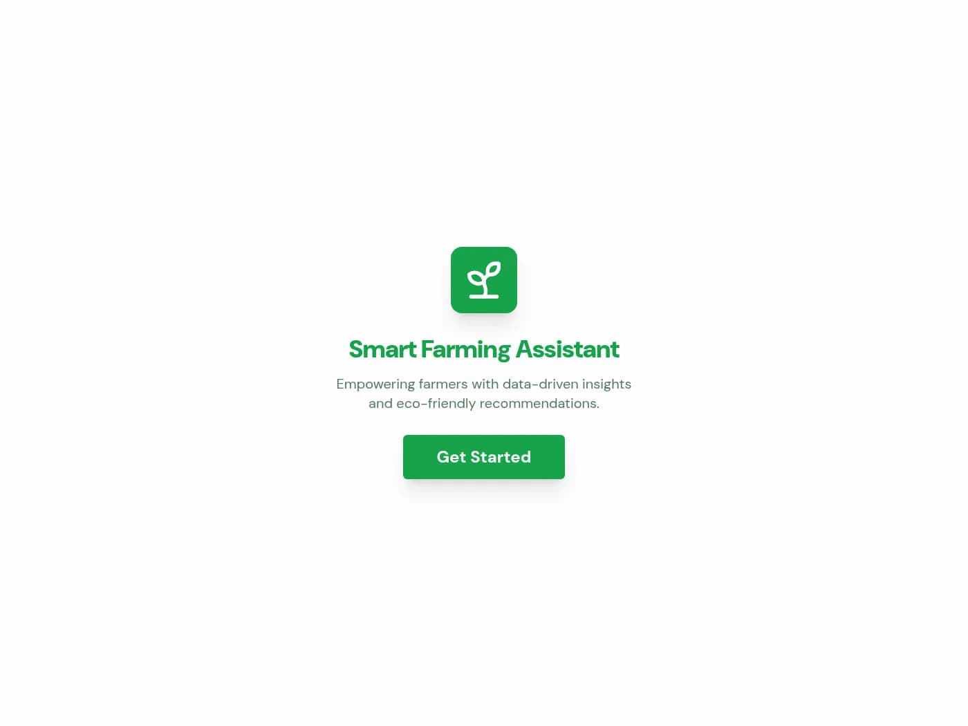 Smart Farming Assistant