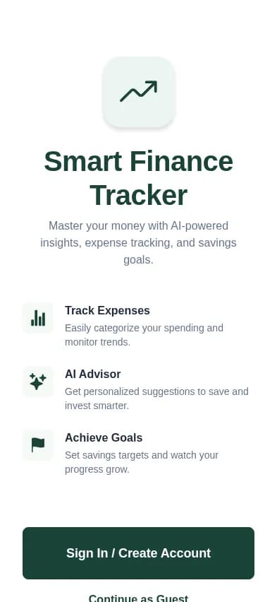 Smart Finance Tracker