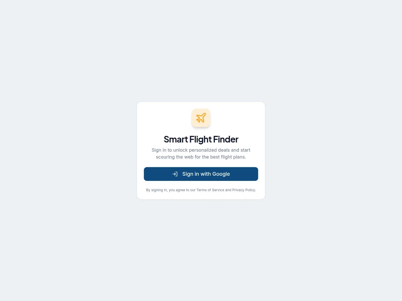Smart Flight Finder