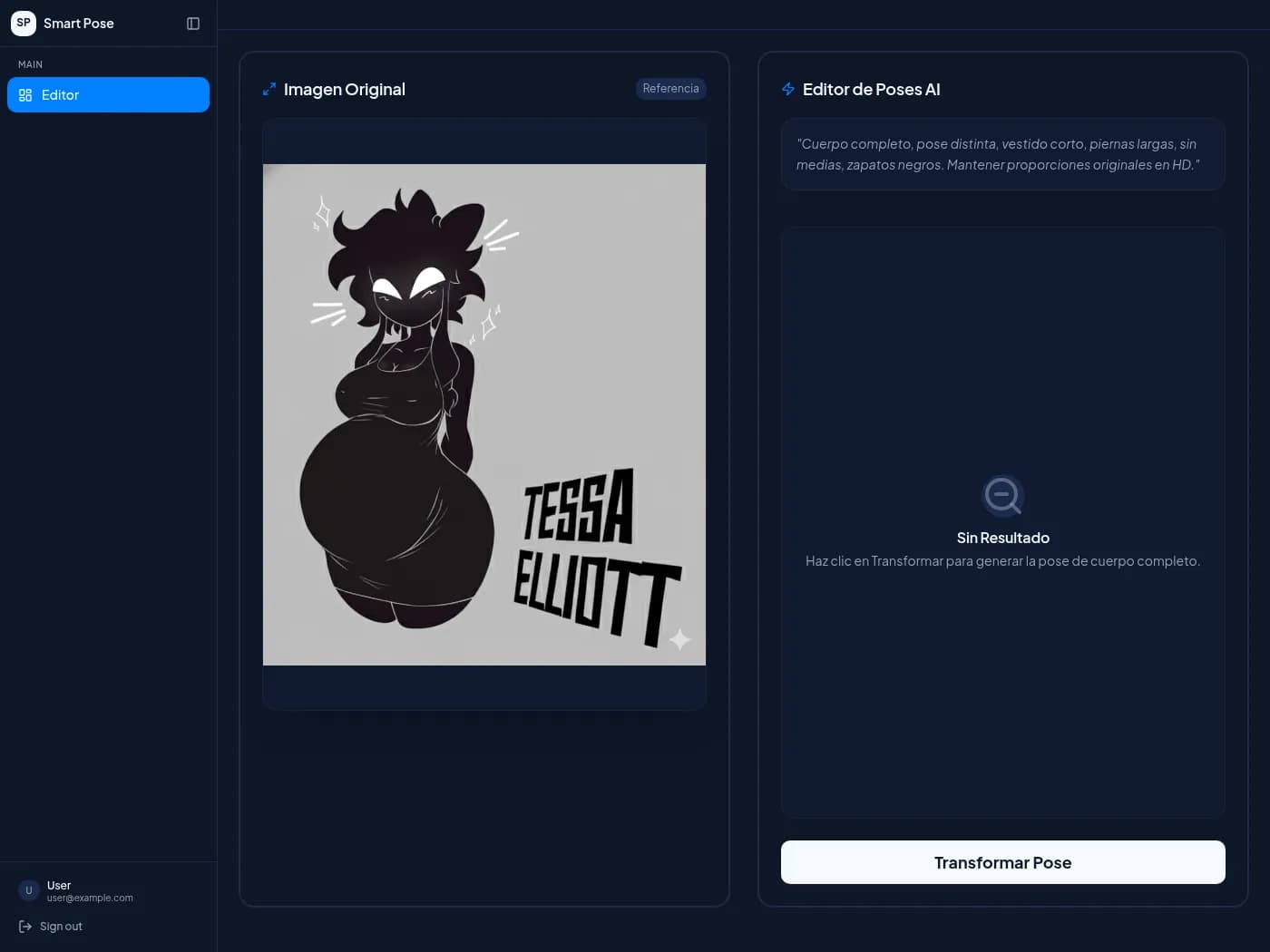 Smart Pose Image Editor