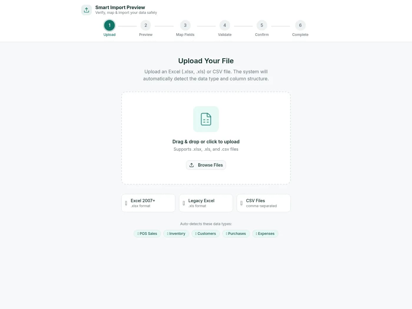 Smart Import Preview