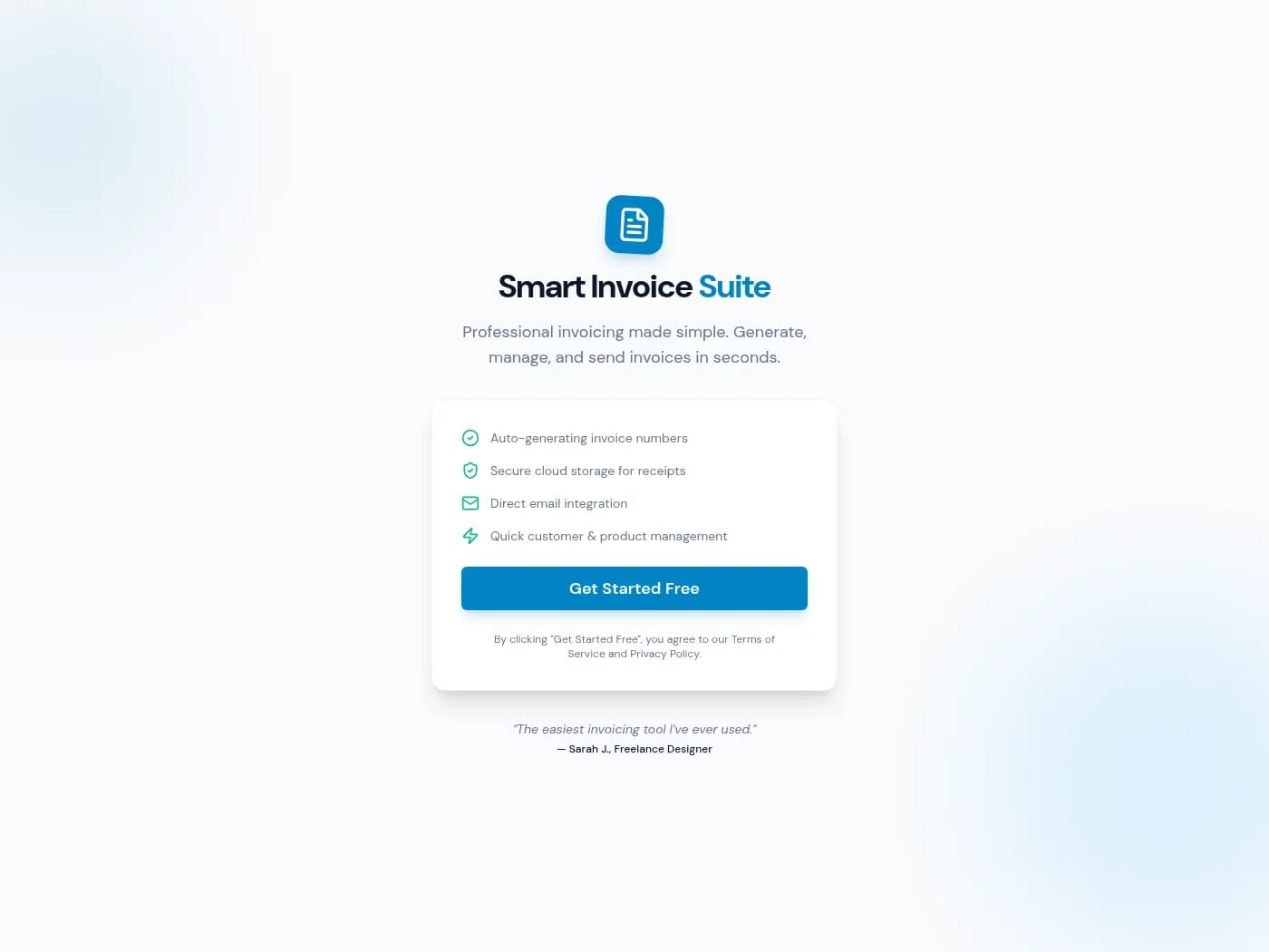 Smart Invoice Suite