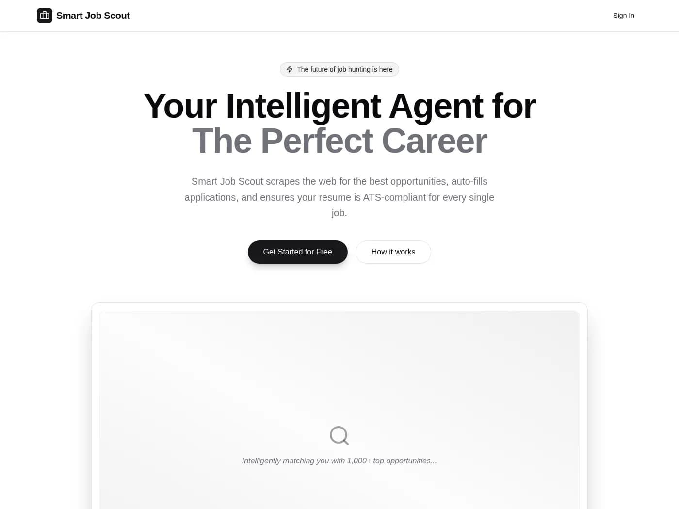 Smart Job Scout