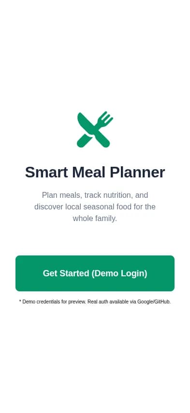 Smart Meal Planner